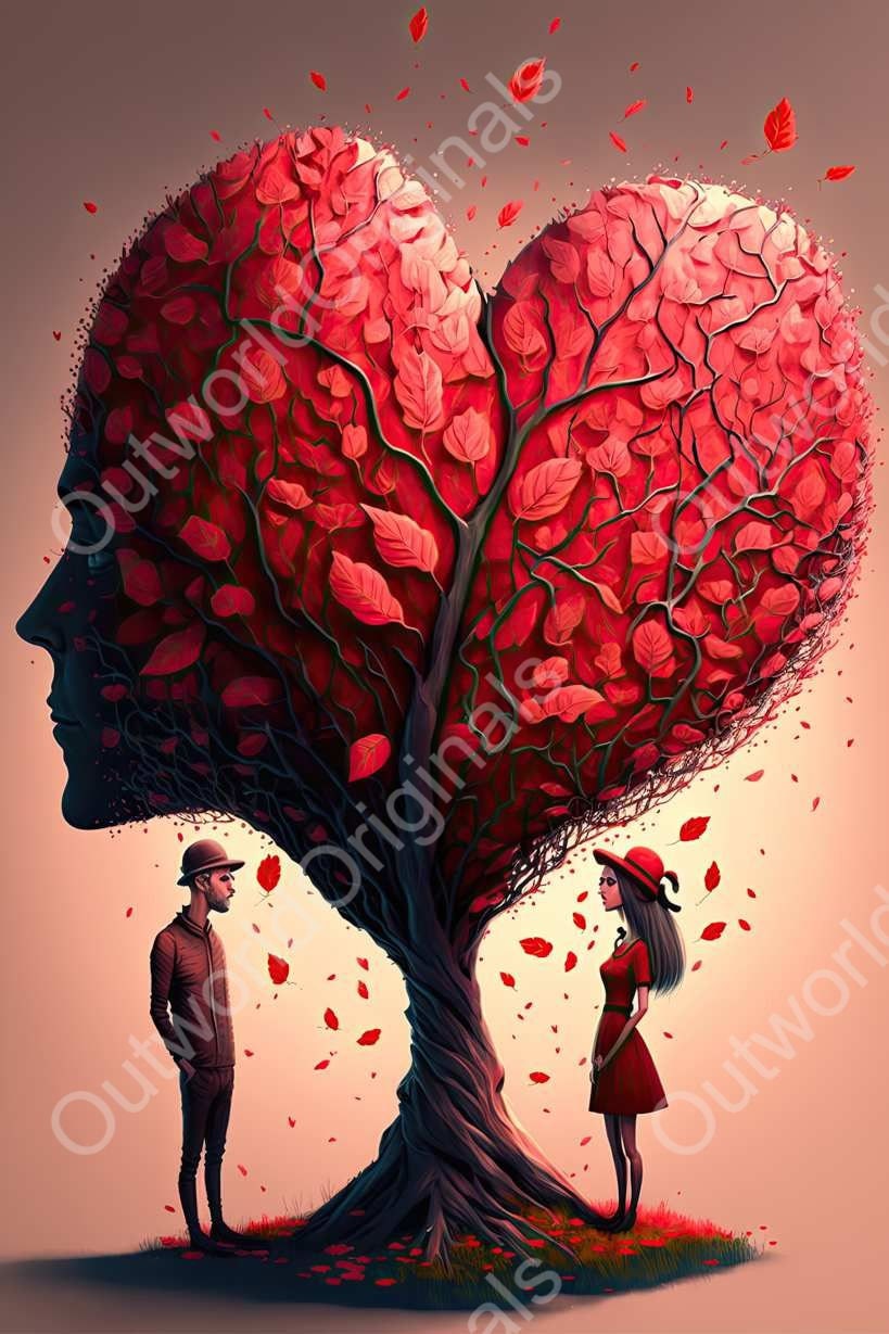 LOVE & VALENTINES DAY Art Bundle Digital Vibrant Color Design Art Print ...