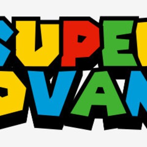 Super Mario Custom Logo - Etsy