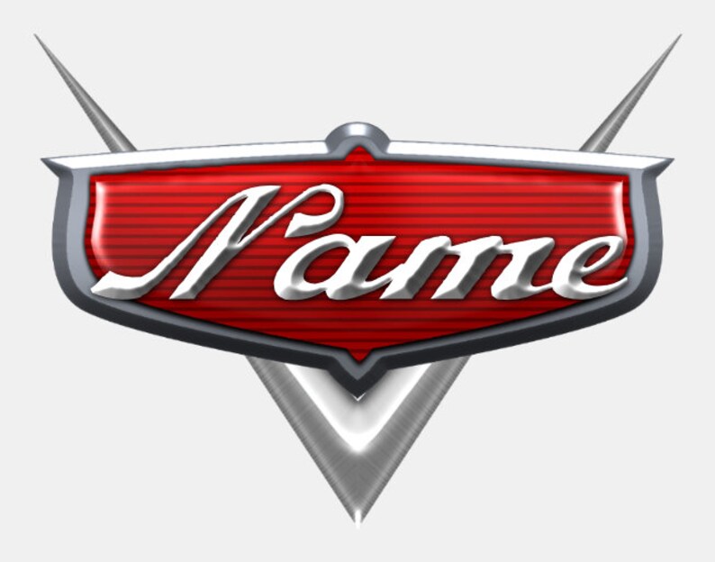 Cars Movie Logo Emblem Custom - Etsy