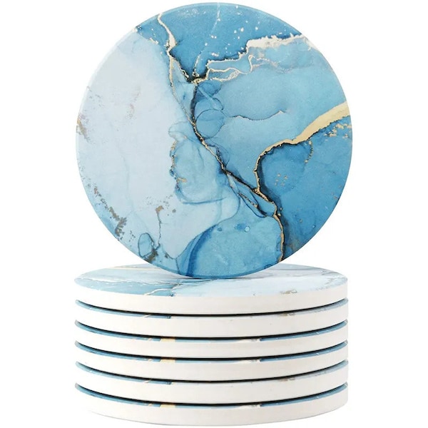 Marble Coasters - Etsy