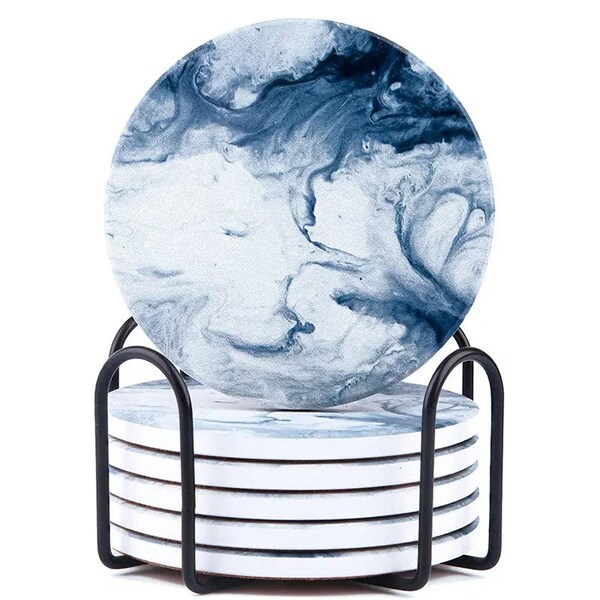 Blue Coasters - Etsy UK