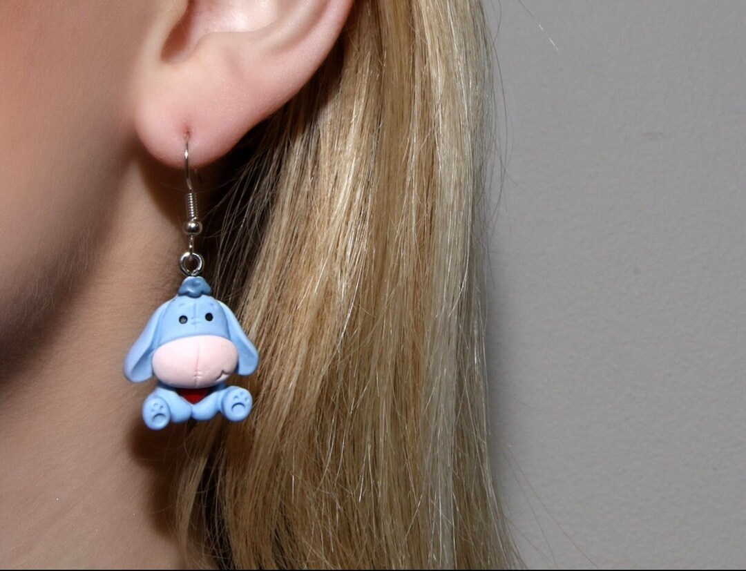Cartoon Earrings Eeyore and Other Kids/adults Earrings Perfect ...