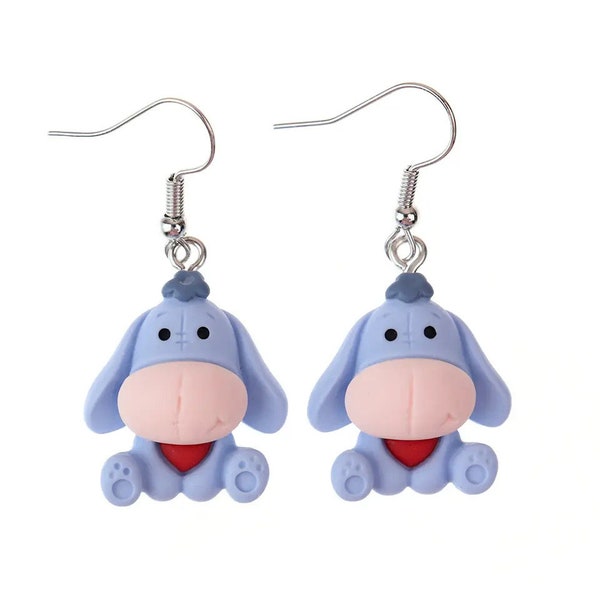 Cartoon Earrings - Etsy UK
