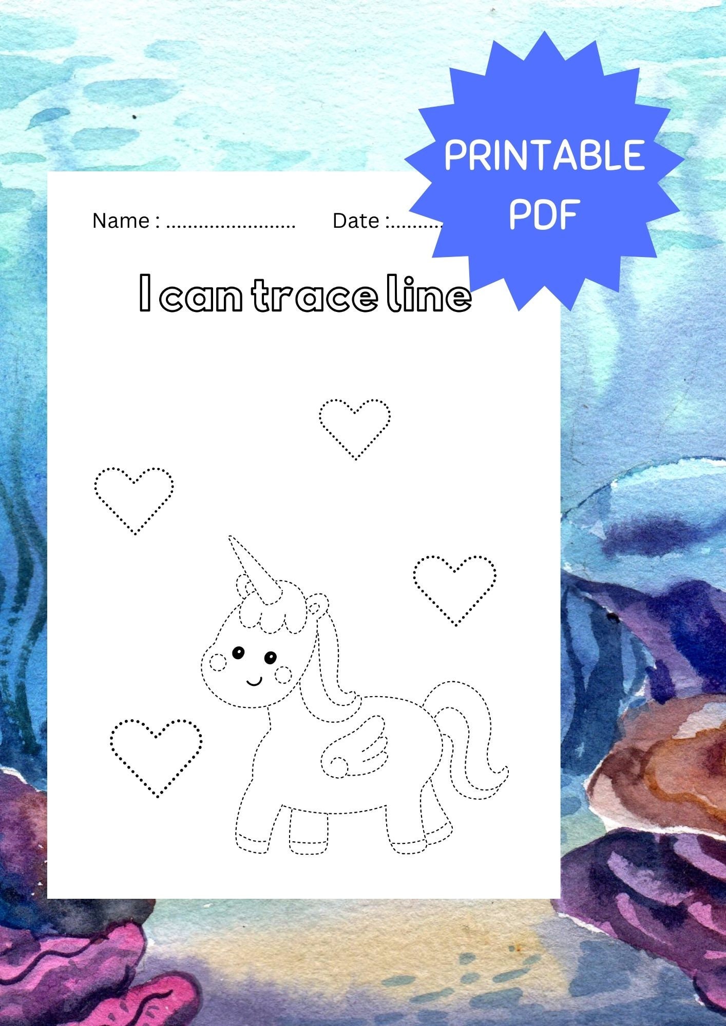 39 Preschool Line Tracing Worksheets Bundle,lines Trace Pages Printable ...