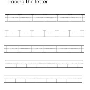 Alphabet Tracing 26 Pages for Preschool and Montessori - Etsy
