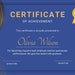 Editable Certificate Template, Certificate of Completion, Achievement ...