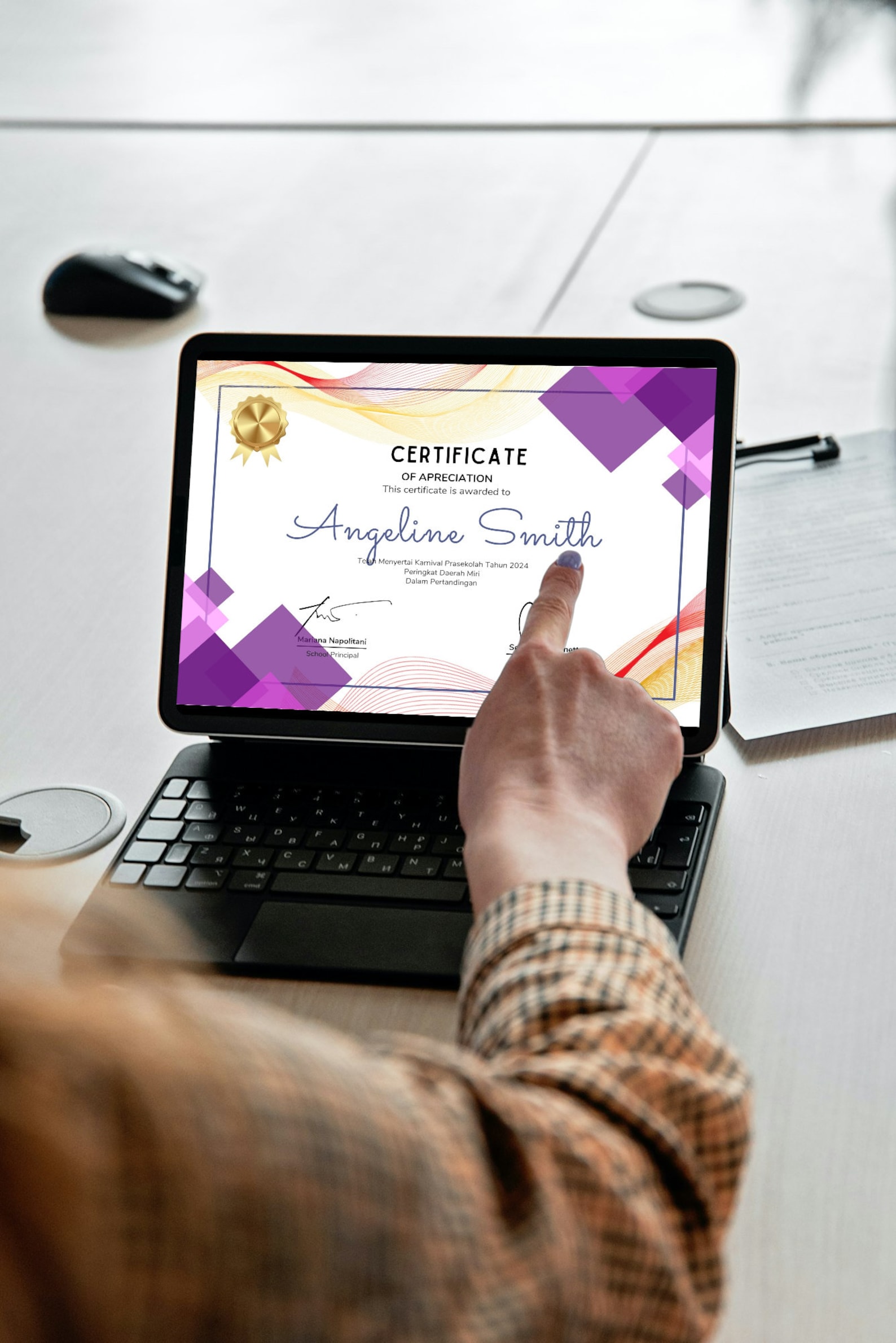 Editable Training Certificate Template, Printable Certificate of ...