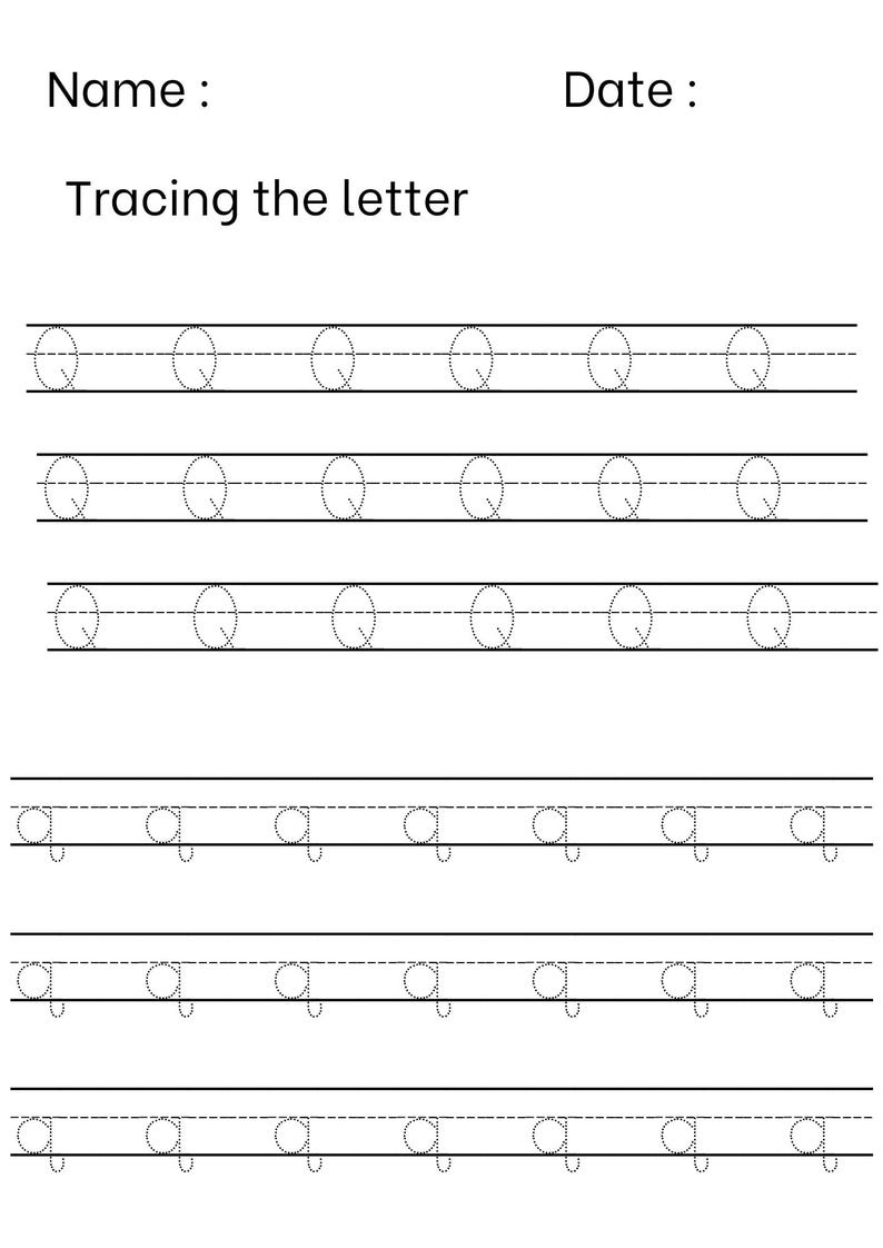 Alphabet Tracing 26 Pages for Preschool and Montessori - Etsy