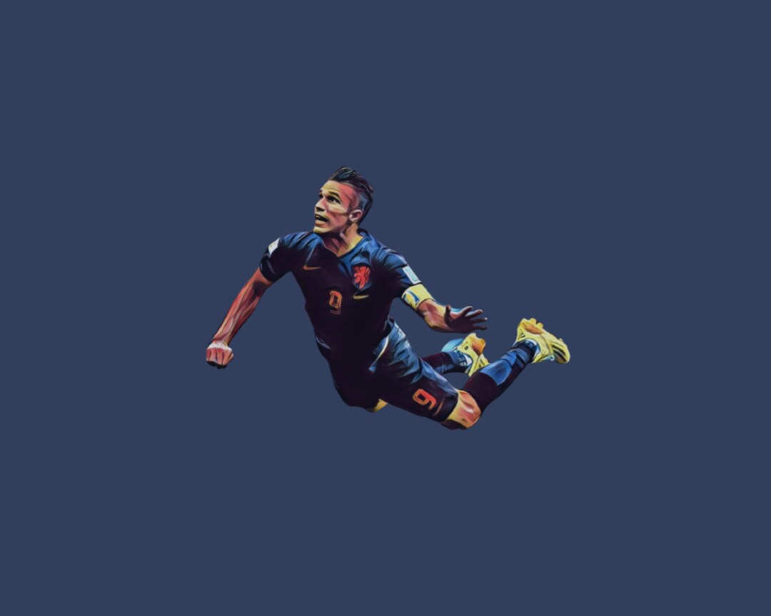Sports T-shirt - Football T-shirt - Robin Van Persie Flying Dutchman ...