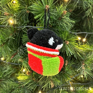 PATTERN Christmas Seal, Dolphin, Orca, Christmas Stocking Crochet ...