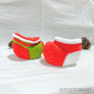 PATTERN Christmas Seal, Dolphin, Orca, Christmas Stocking Crochet ...