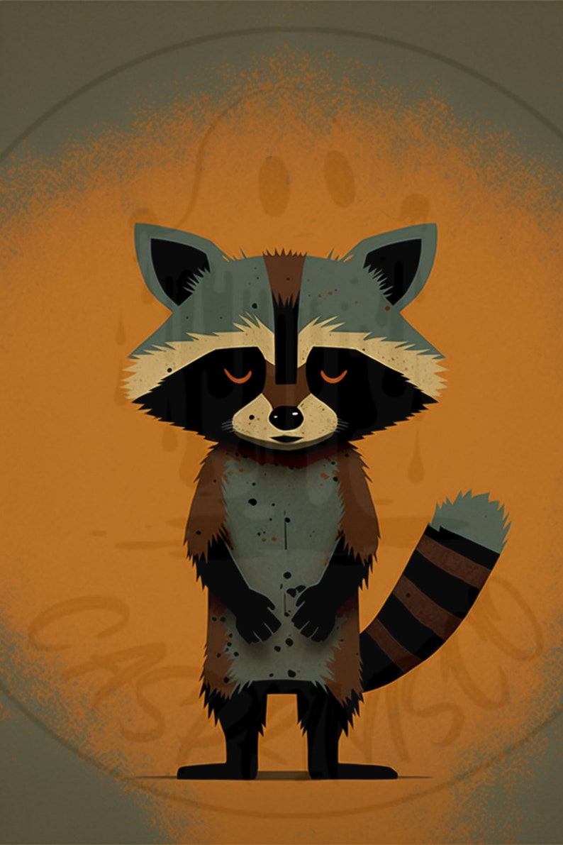Racoon Squad Digital Prints - Etsy