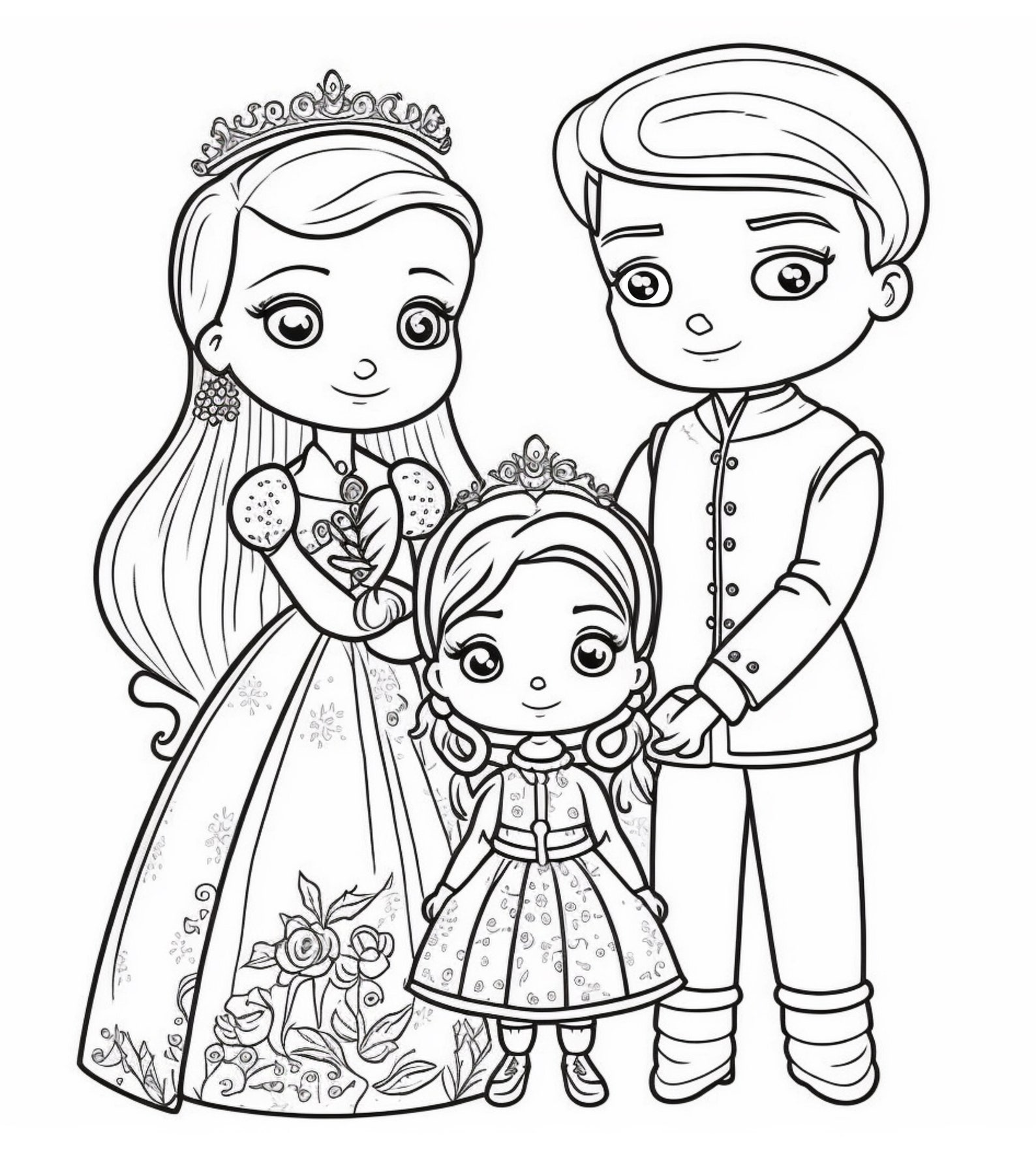 40 Cute Princess Coloring Pages, Printable Princess Coloring Sheets ...