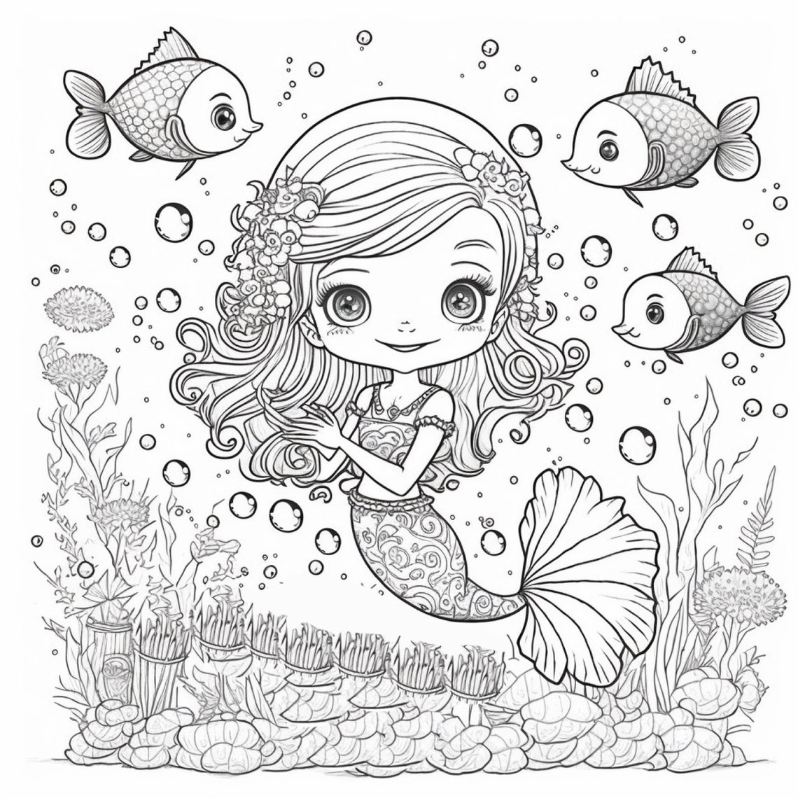 20 Under the Sea Coloring Pages, Printable Sea Creatures Coloring ...