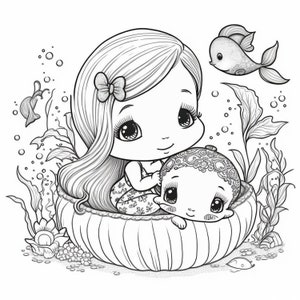 20 Under the Sea Coloring Pages, Printable Sea Creatures Coloring ...