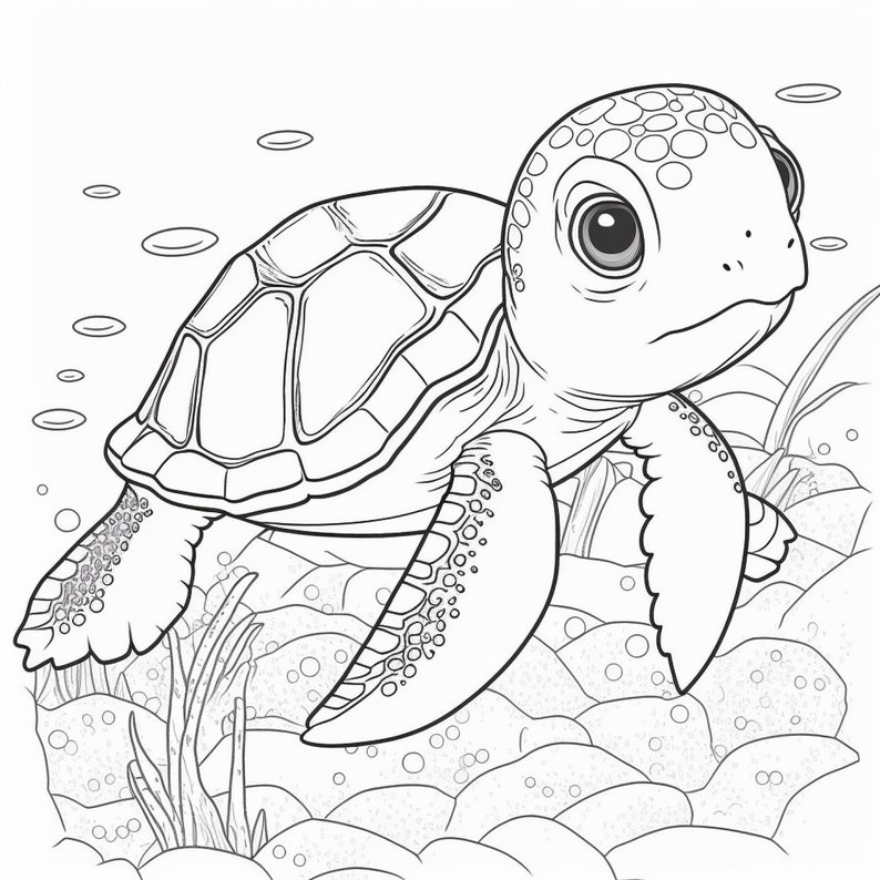 20 Under the Sea Coloring Pages, Printable Sea Creatures Coloring ...