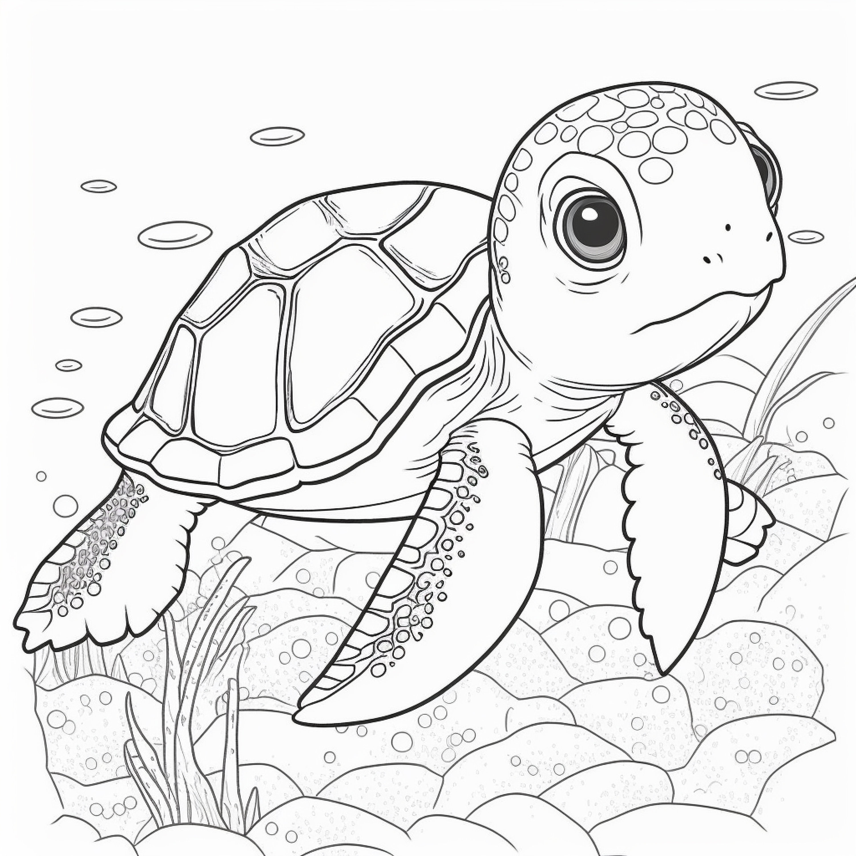 20 Under the Sea Coloring Pages, Printable Sea Creatures Coloring ...