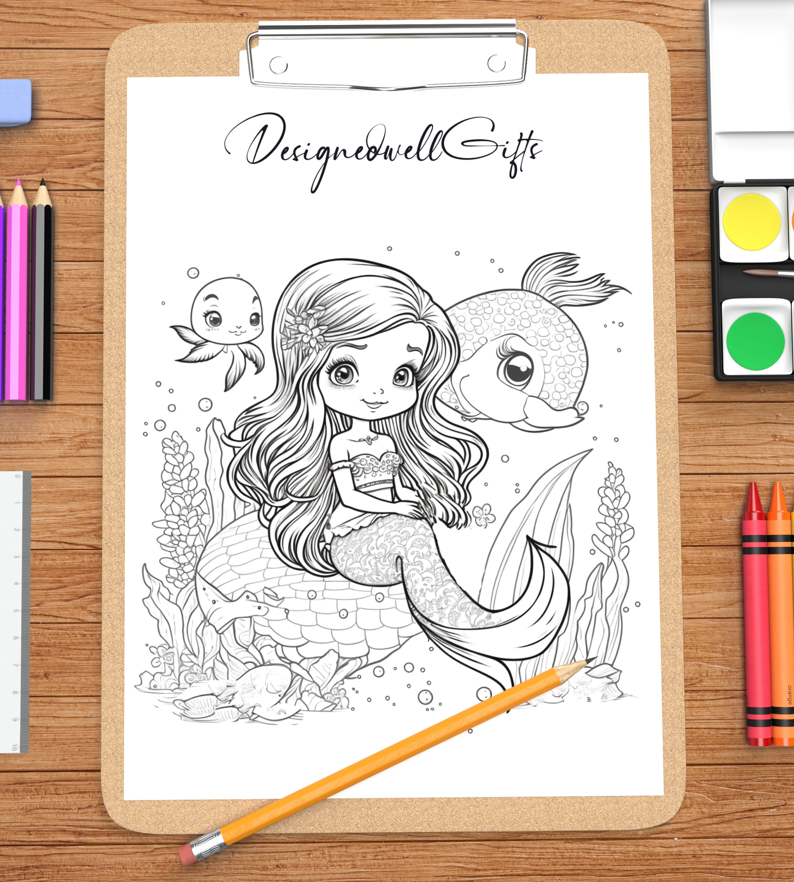 20 Under the Sea Coloring Pages, Printable Sea Creatures Coloring ...