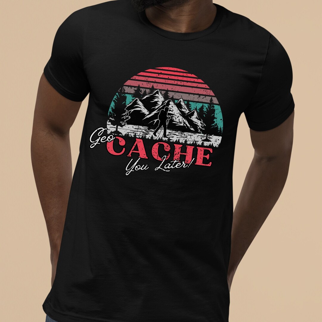 Clever Caching Adventure Shirt, Geocache Scavenger Hunting T-shirt ...