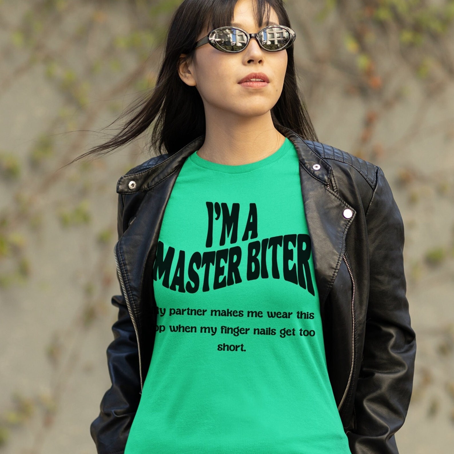 Nail Biter Edgy Humor Shirt, Bad Habit Nail Bite Dad Joke Gift, Bad ...