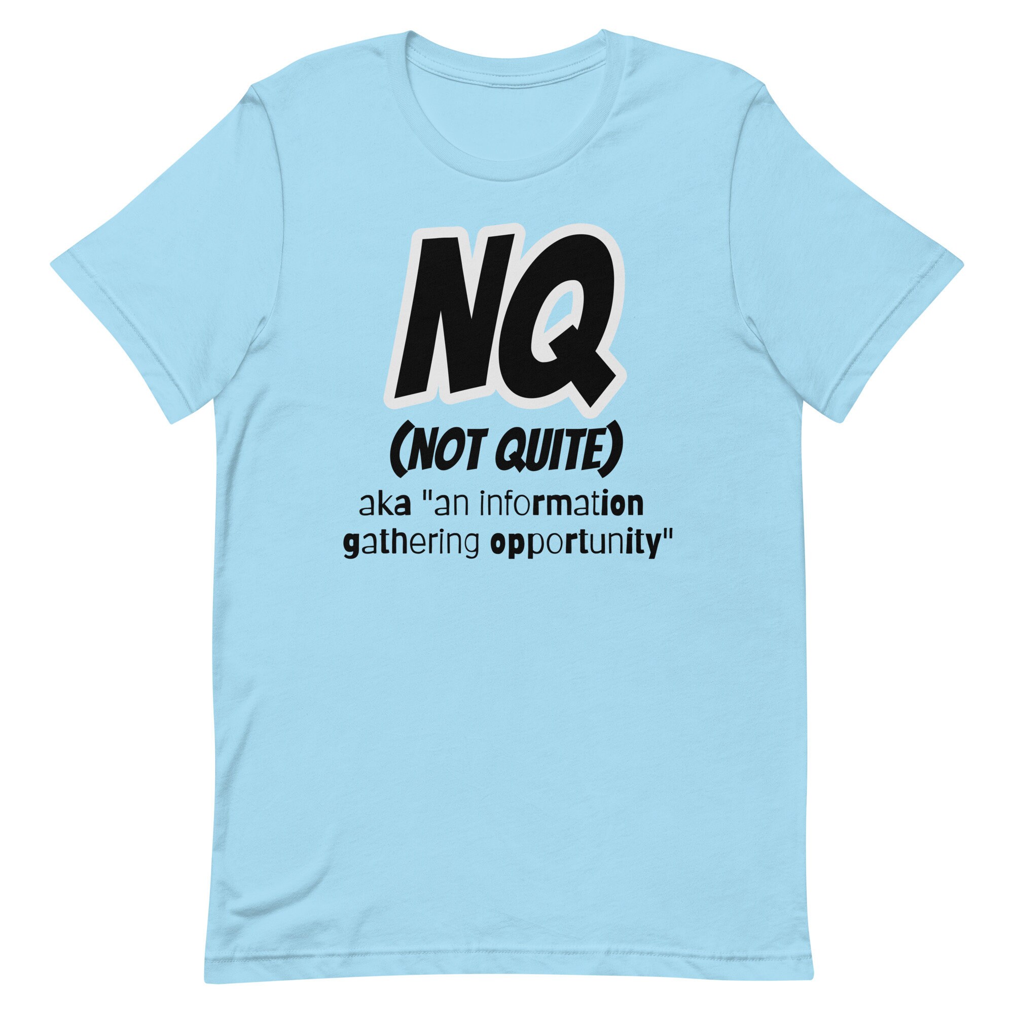 NQ not Quite T-shirt - Etsy