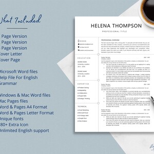 2023 Resume Template Google Docs, Mac Pages, Word Cv Template ...