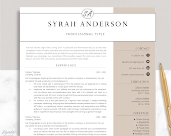 Best Professional Resume Template for Google Docs, Microsoft Word Pages ...