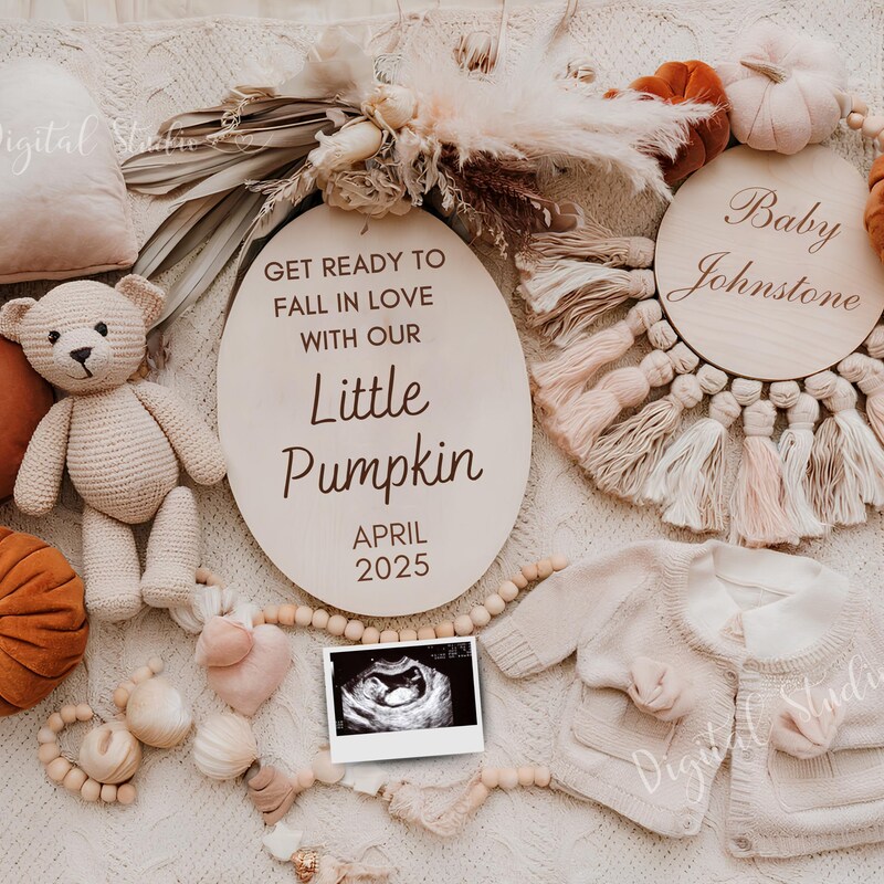 October Baby Announcement - Etsy