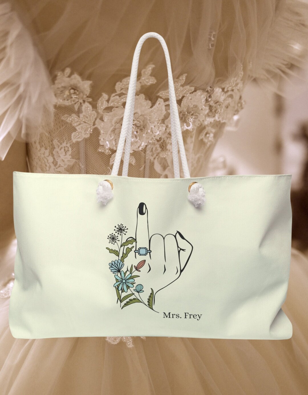 Beige Bride Bag, Bride Ring Finger Bag, Bride Wedding Bag, Bridal Gift ...