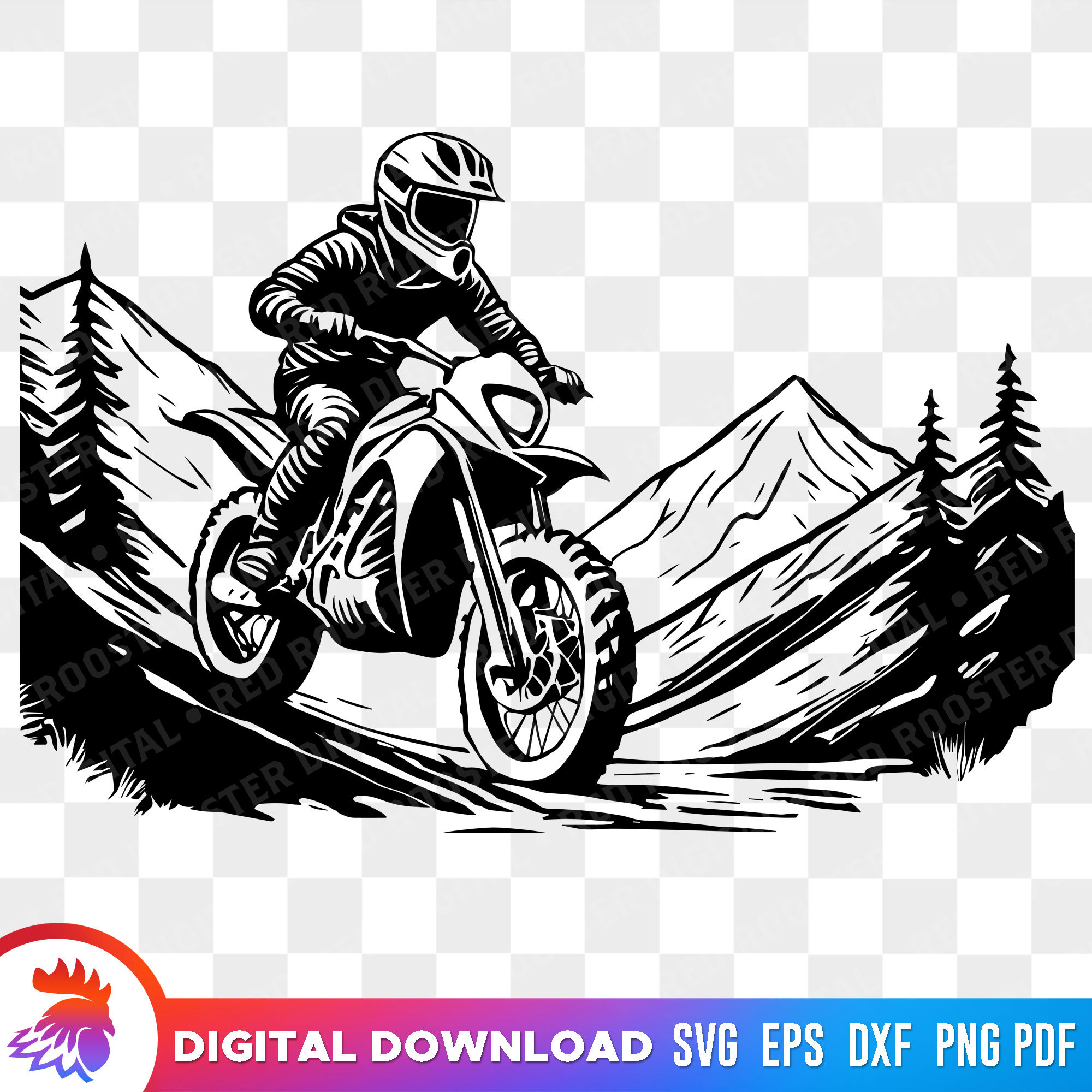 Motocross Svg, Dirt Bike Svg, Motocross Racing Png, Motocross Bike ...