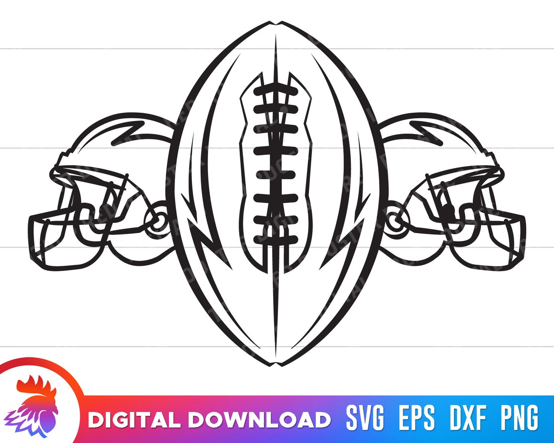 American Football SVG Custom Football SVG Helmet Football - Etsy