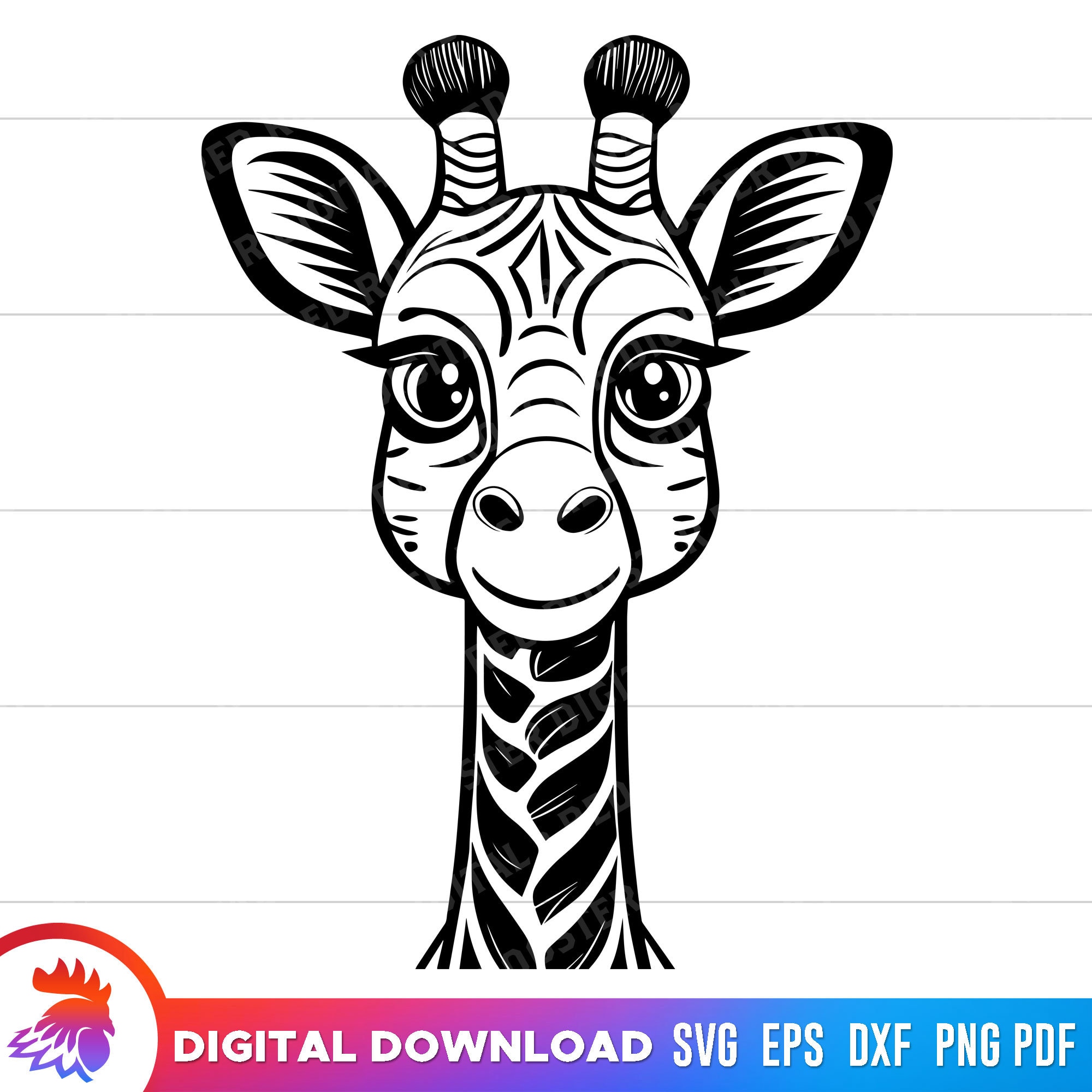 Cute Giraffe Svg, Giraffe Cut File, Giraffe Png, Baby Giraffe Clipart ...