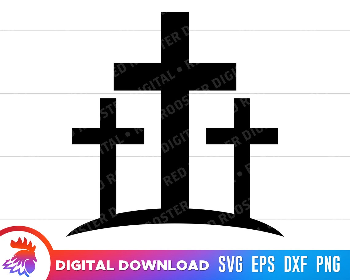Christian Crosses SVG Files Christian Calvary Cut Files - Etsy