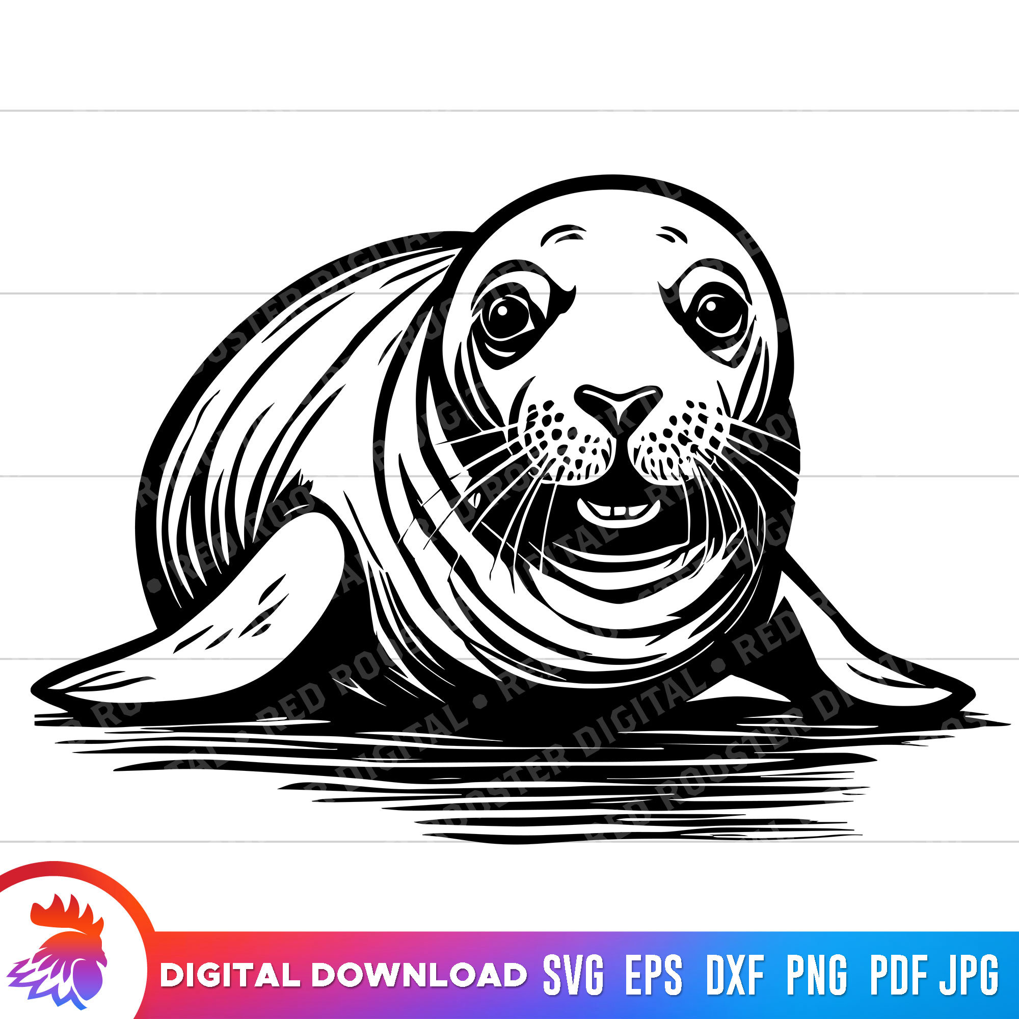 Seal Svg, Seal Pup Svg, Baby Seal, Cute Seal Pup, Seal Cut File, Seal ...