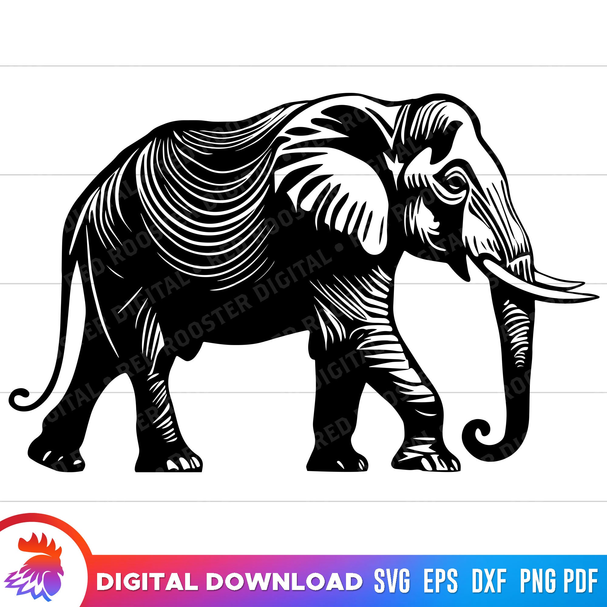 Elephant Silhouette Svg, Elephant Walking Svg, Elephant Cut File ...