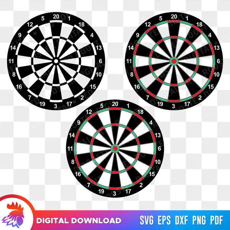 Dartboard Svg, Dartboard Cut File, Printable Dartboard, Dart Board ...