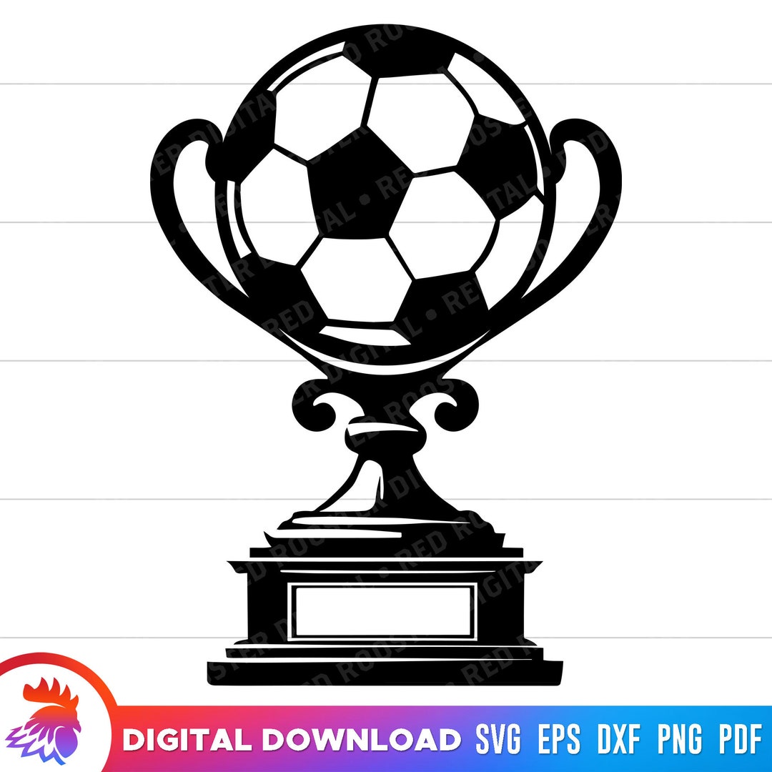 Soccer Trophy SVG, Soccer Award Cut Files, Soccer Award Cut File ...