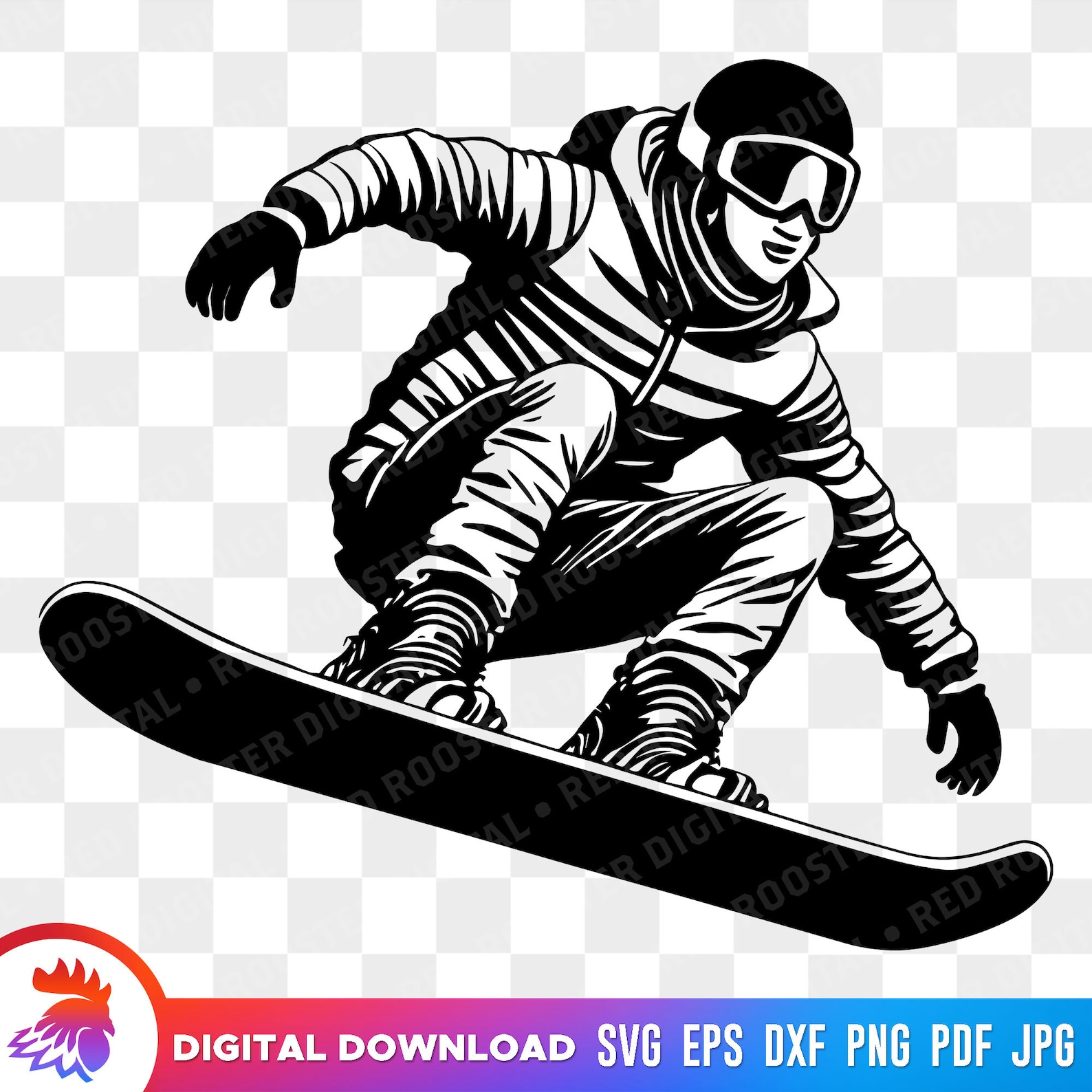 Man Snowboarding Svg, Snowboarding Cut File, Snowboarder, Snowboarding ...