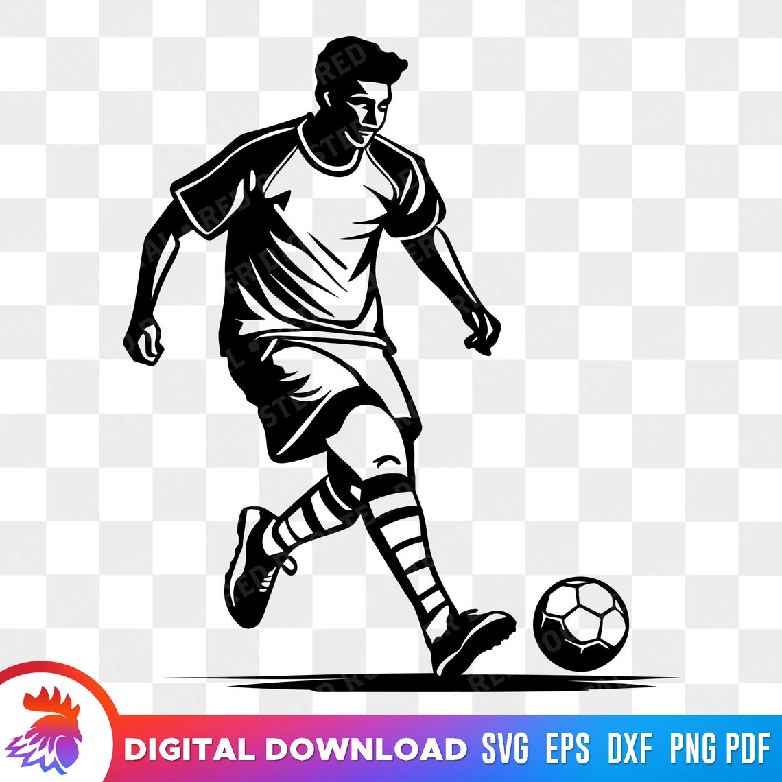 Boys Soccer Player SVG, Travel Soccer Clipart (digital Download) - Etsy