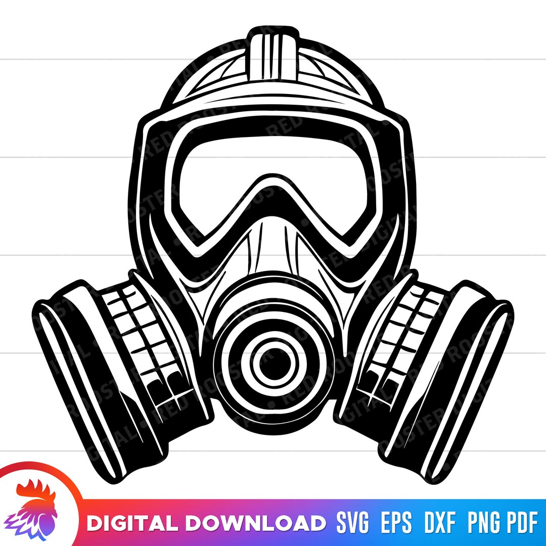 Gas Mask Svg, Steampunk Gas Mask, Gas Mask Steampunk, Gas Mask Cut File ...