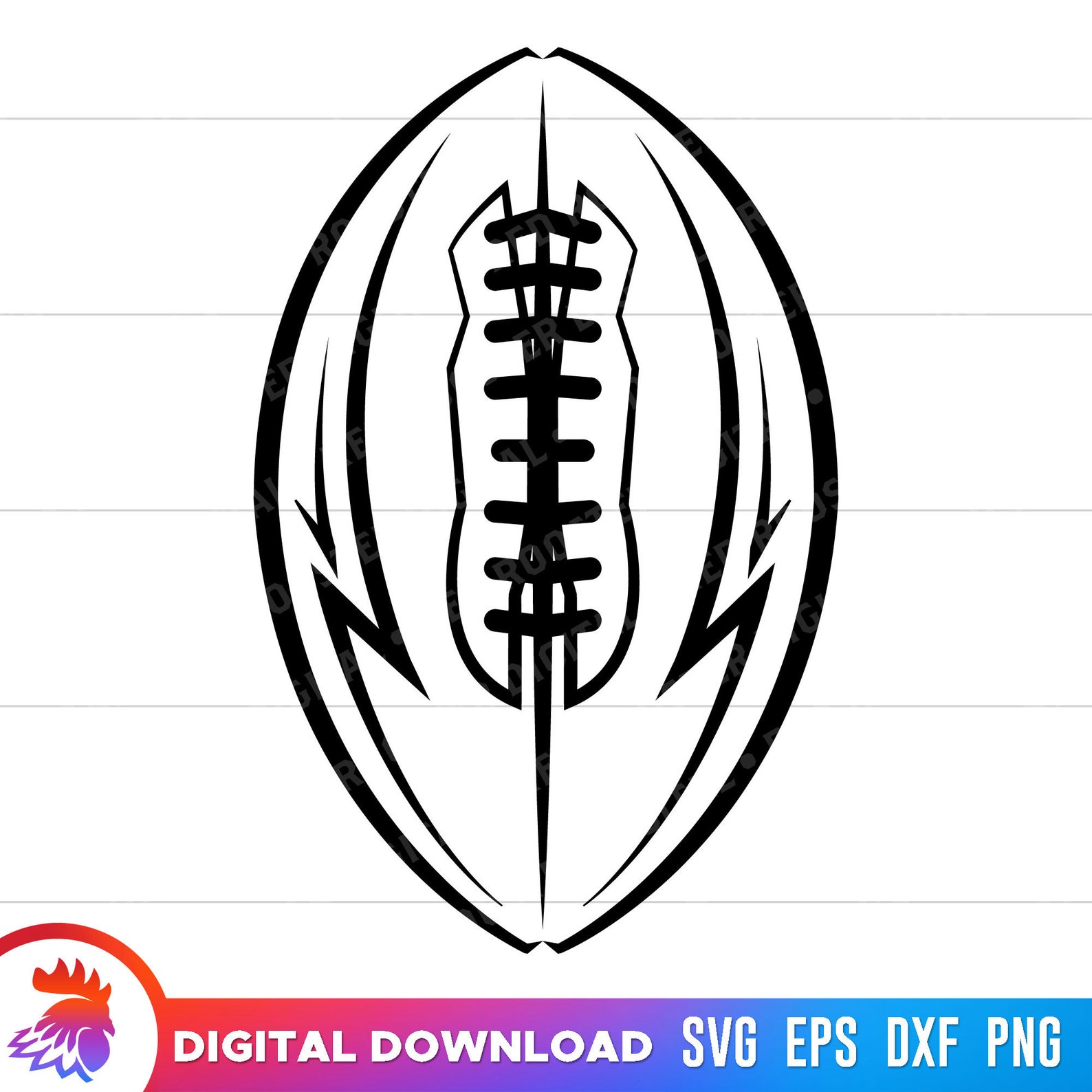 Football SVG, Football Silhouette, Football PNG, Football Cut Files ...