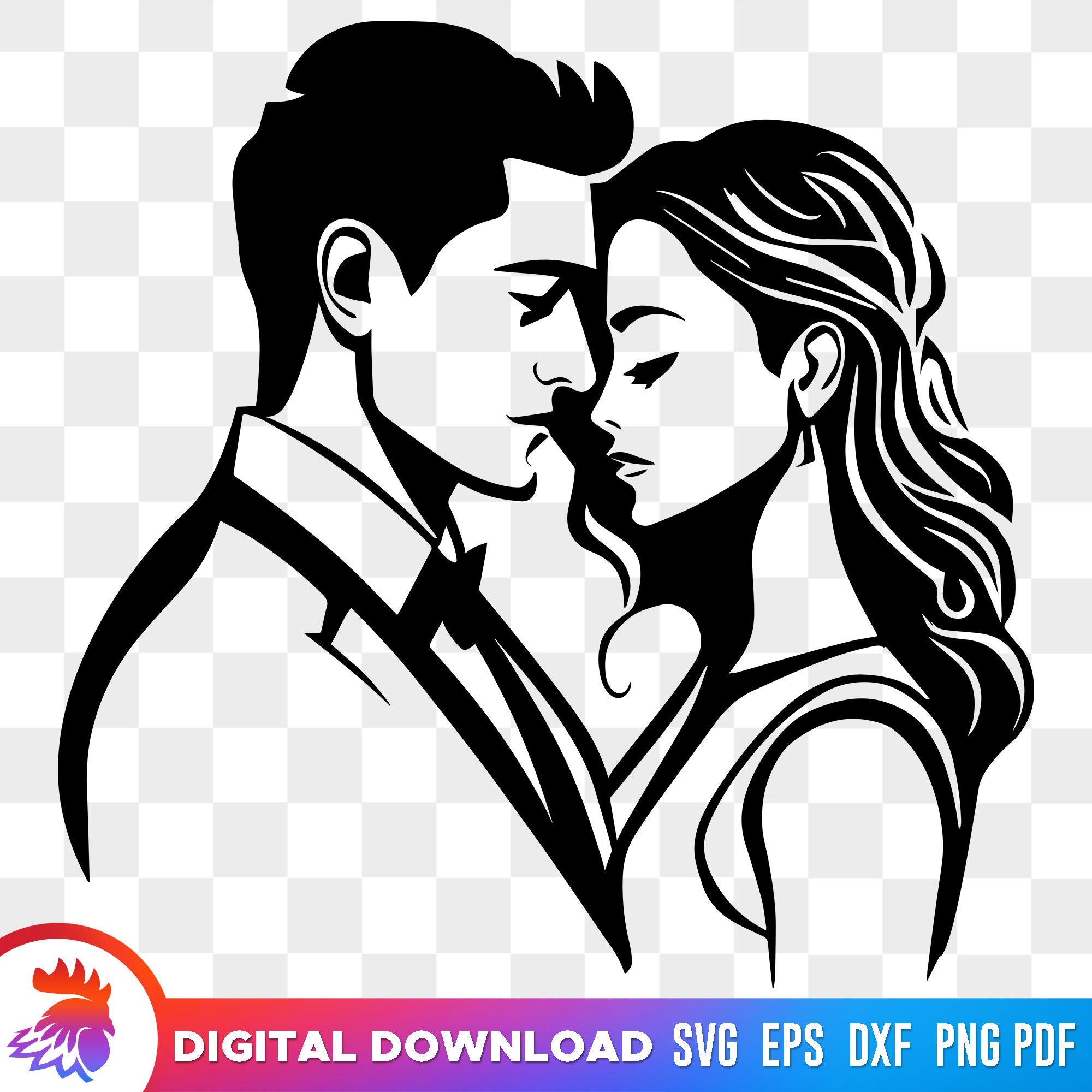 Wedding Couple, Prom Clipart, Wedding Svg, Prom Couple Svg, Formal ...