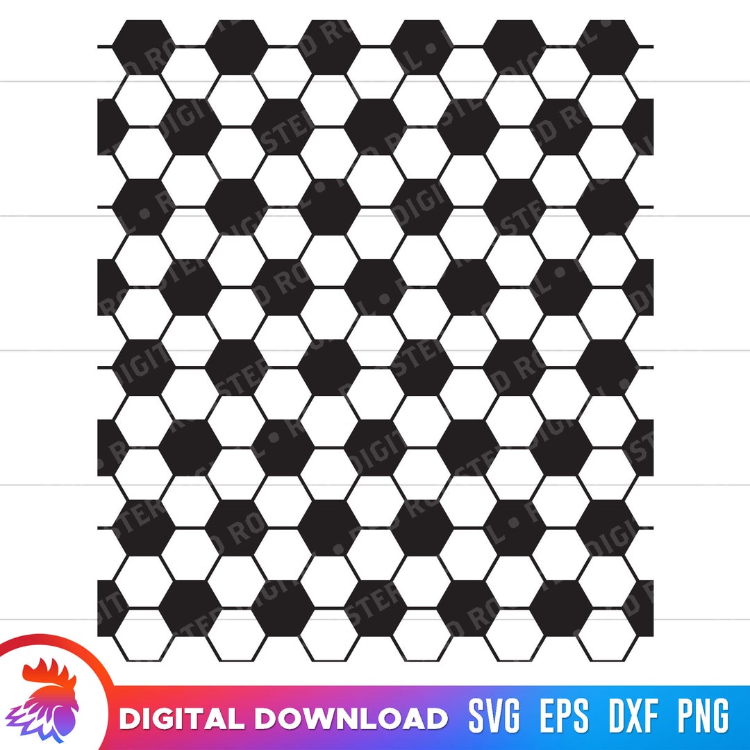 Soccer Ball Seamless Pattern SVG, Cut File (digital Download) - Etsy