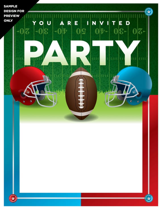 Football Flyer Background