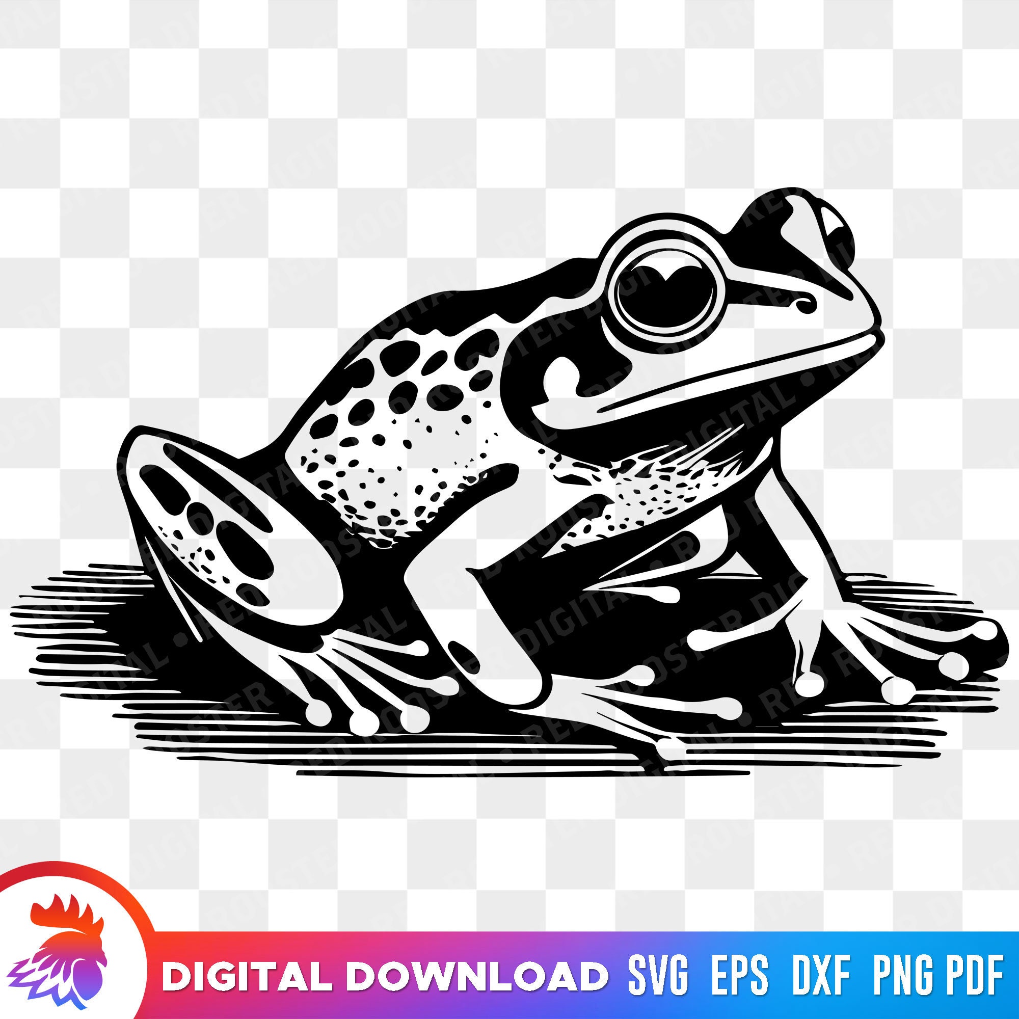Frog Svg, Frog Svg for Cricut, Frog Clipart, Frog Cut File, Frog Png ...