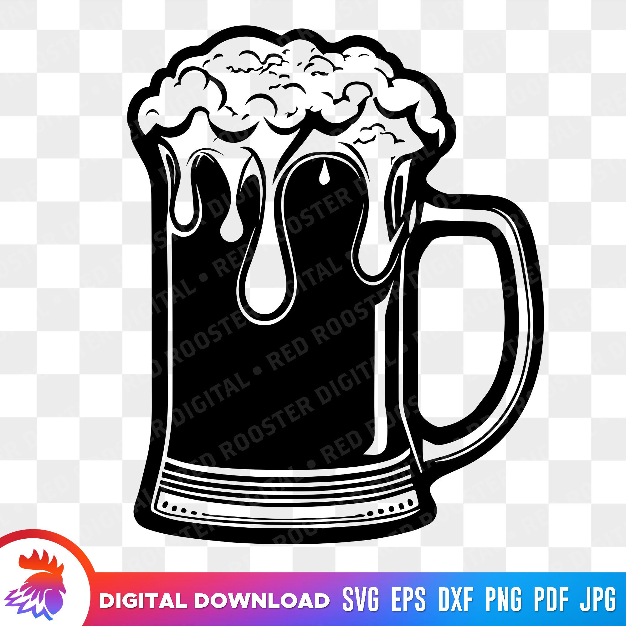 Mug of Beer Svg, Mug of Beer Clipart, Mug of Beer Cut File, Root Beer ...