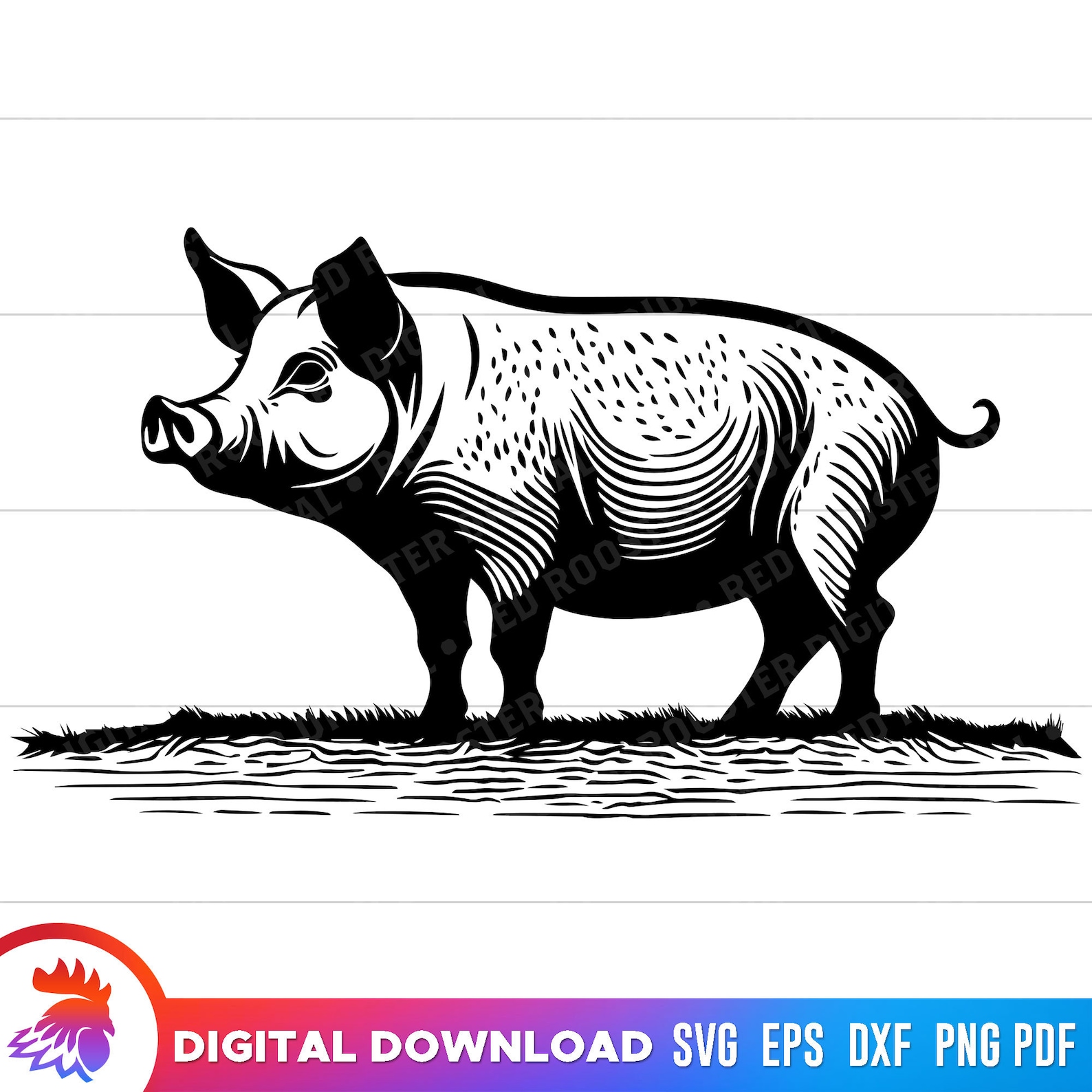 Pig Svg Show Pig Svg Pig Svg for Tumbler Pig Cut File Pig - Etsy