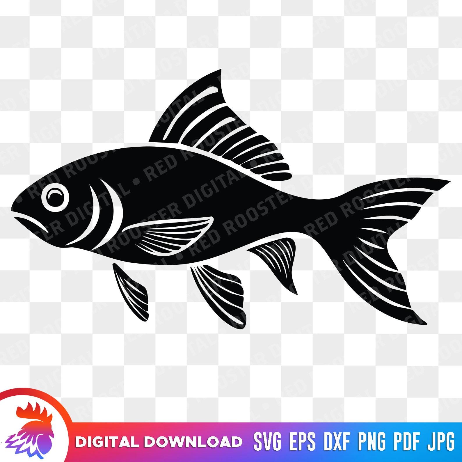 Goldfish Svg, Goldfish Cut File, Goldfish Svg for Cricut, Goldfish ...
