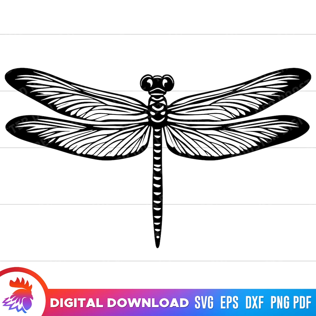 Dragonfly Svg, Dragonfly Png, Dragonfly Cut File, Dragonfly Clipart ...
