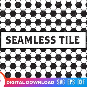 Soccer Ball Seamless Pattern SVG, Soccer Ball Pattern, Soccer Ball ...